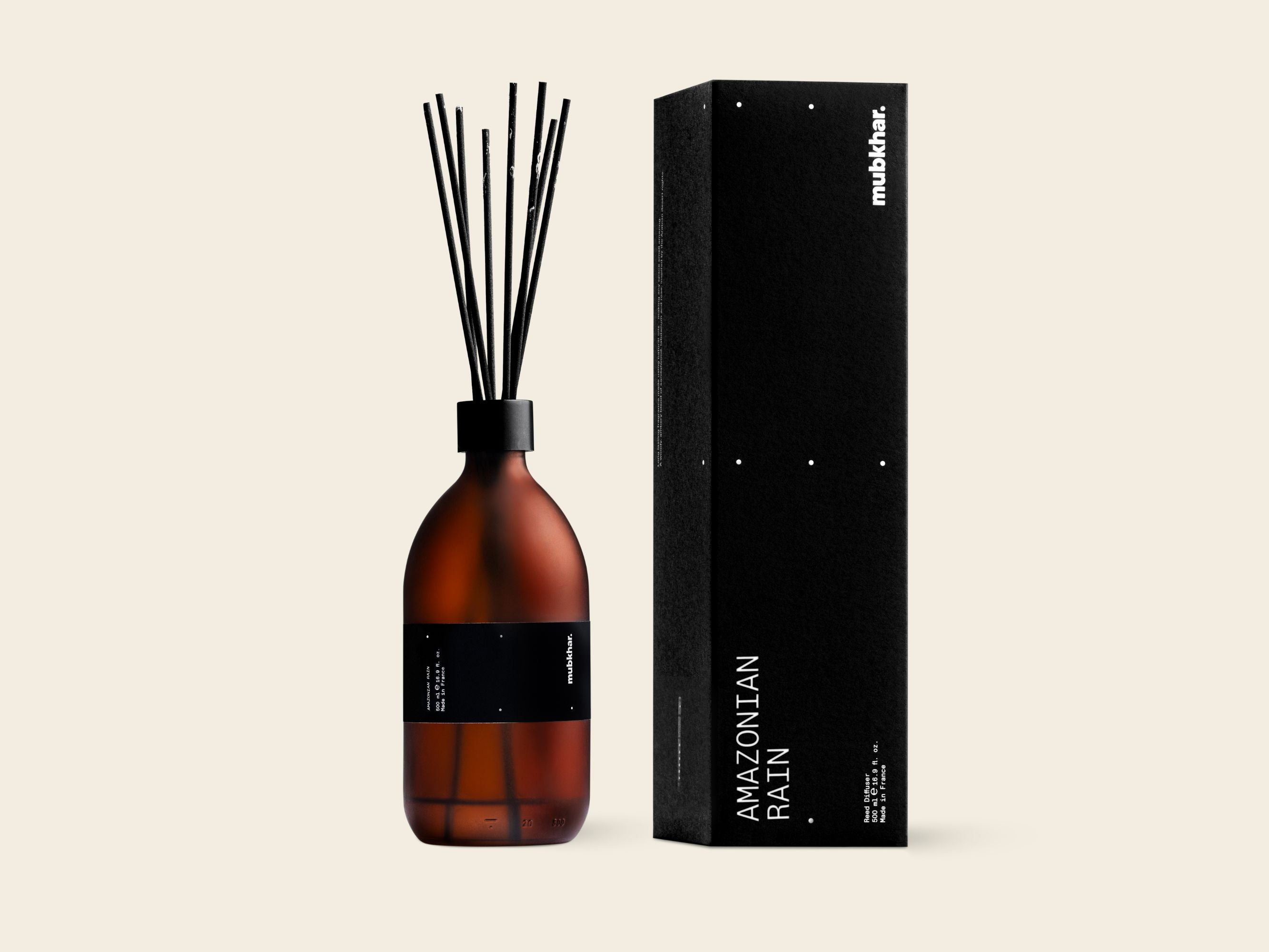 Amazonian Rain Reed Diffuser 500ml – Luxury Home Fragrance – Mubkhar Kuwait