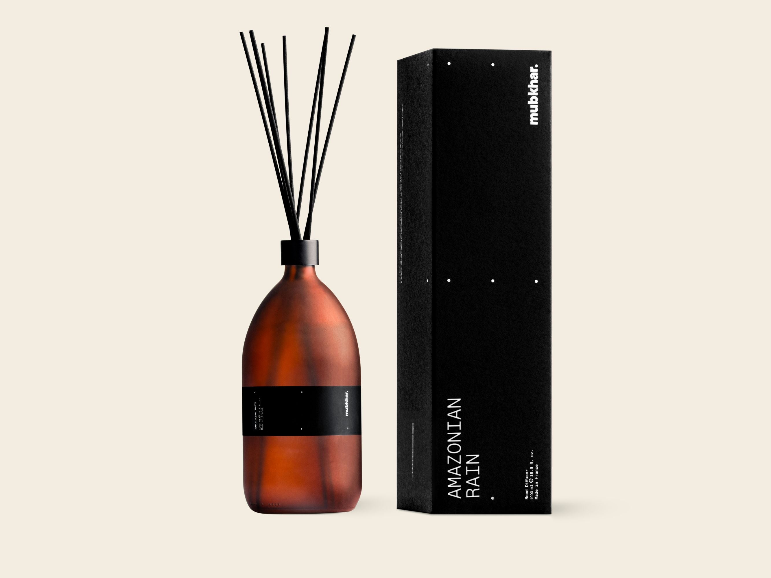 Amazonian Rain Reed Diffuser 1L – Luxury Home Fragrance – Mubkhar Kuwait